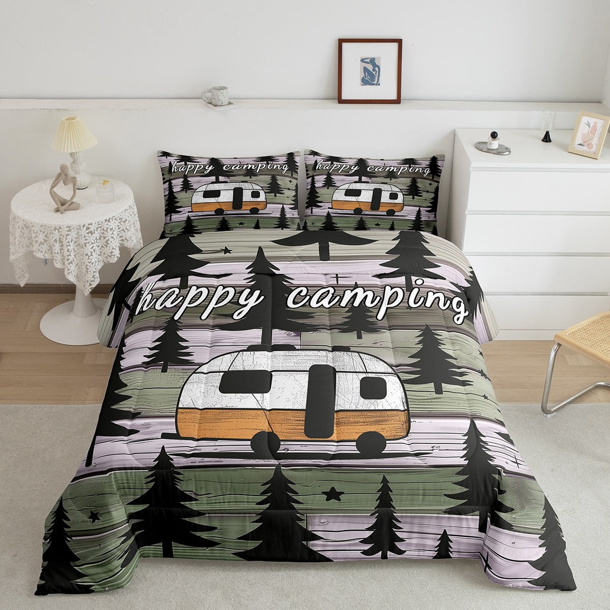 Erosebridal Lodge Cabin Bedding Sets Twinwith Comforter, Rustic ...