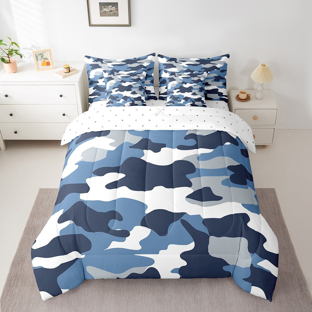 Erosebridal Military Army Bedding Sets Twin Size, Modern Camouflage ...