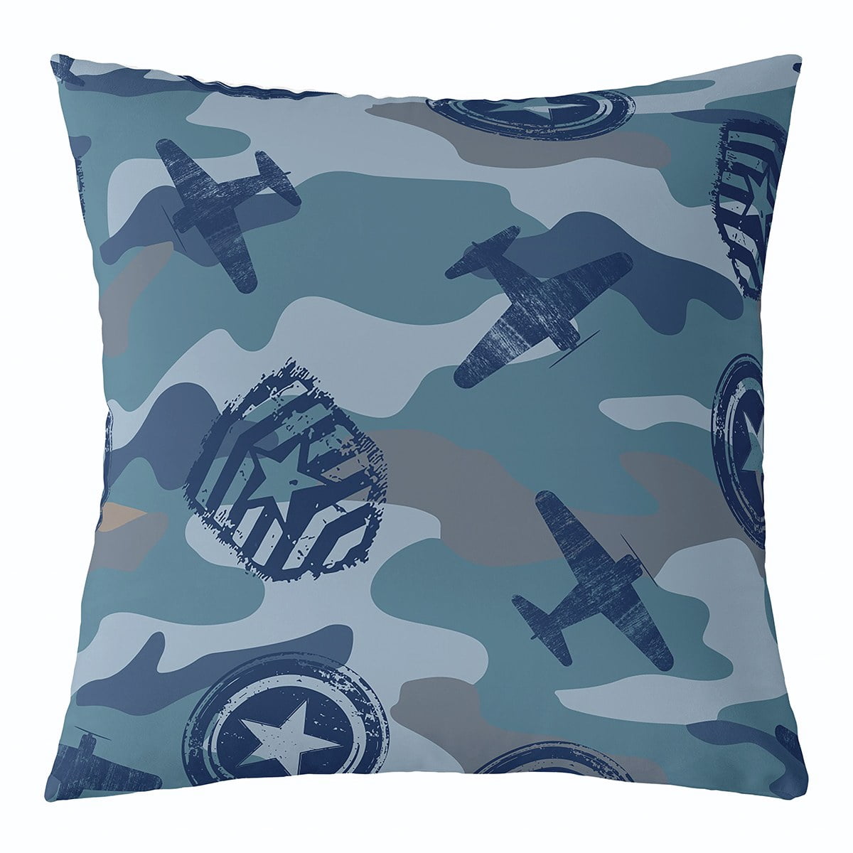 Erosebridal Plane Aircraft Pillow Cases Set 18x18,Camouflage Cushion ...