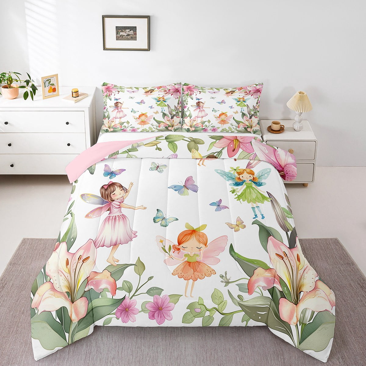 Erosebridal Princess Fairy Elf Bedding Sets Full With Comforter,Dreamy ...