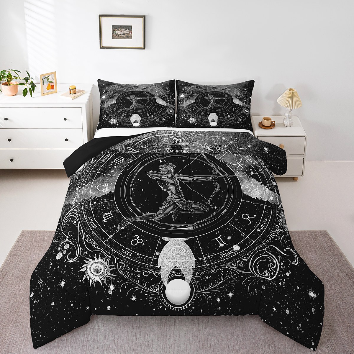 Erosebridal Psychedelic Astrology Comforter Sets,Constellations ...