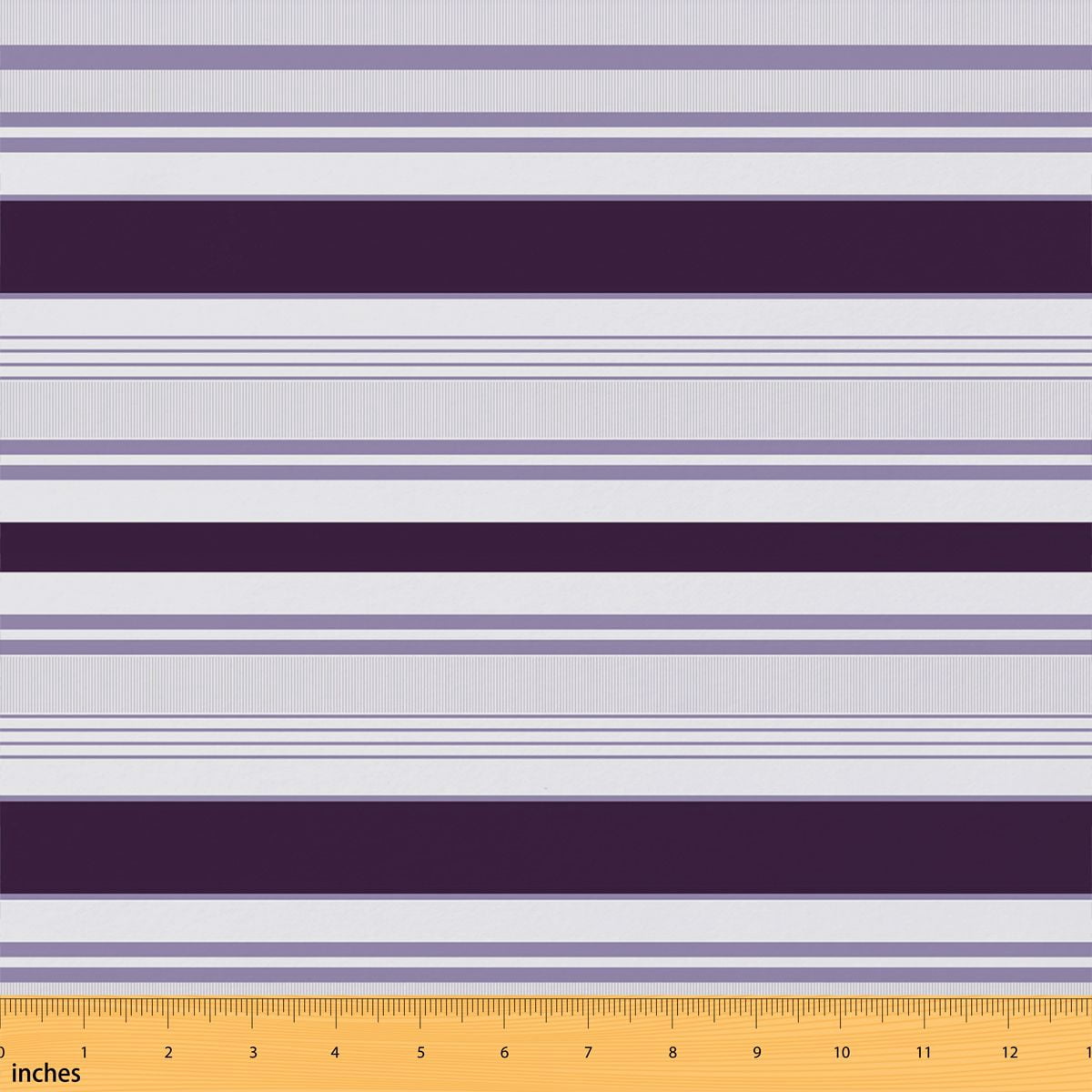 Erosebridal Purple Lavender Horizontal Stripe Fabric by the Yard 5 ...