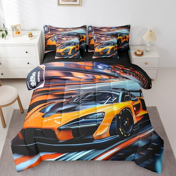 Erosebridal Racing Car Bed in a Bag Full size, Speed Sports Car ...