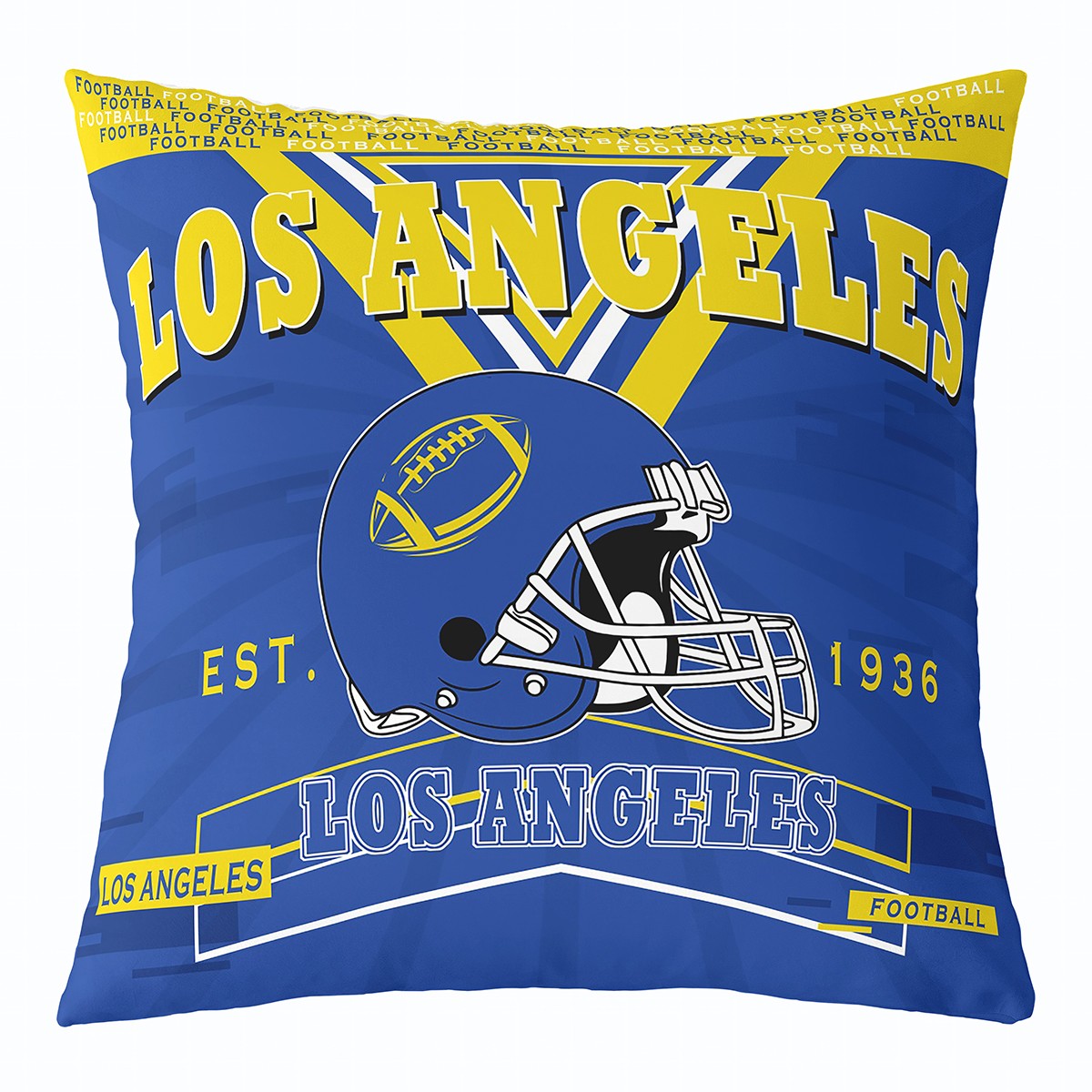 Erosebridal Rugby Throw Pillow Cover 20x20 inch,Football Pillow Cover ...