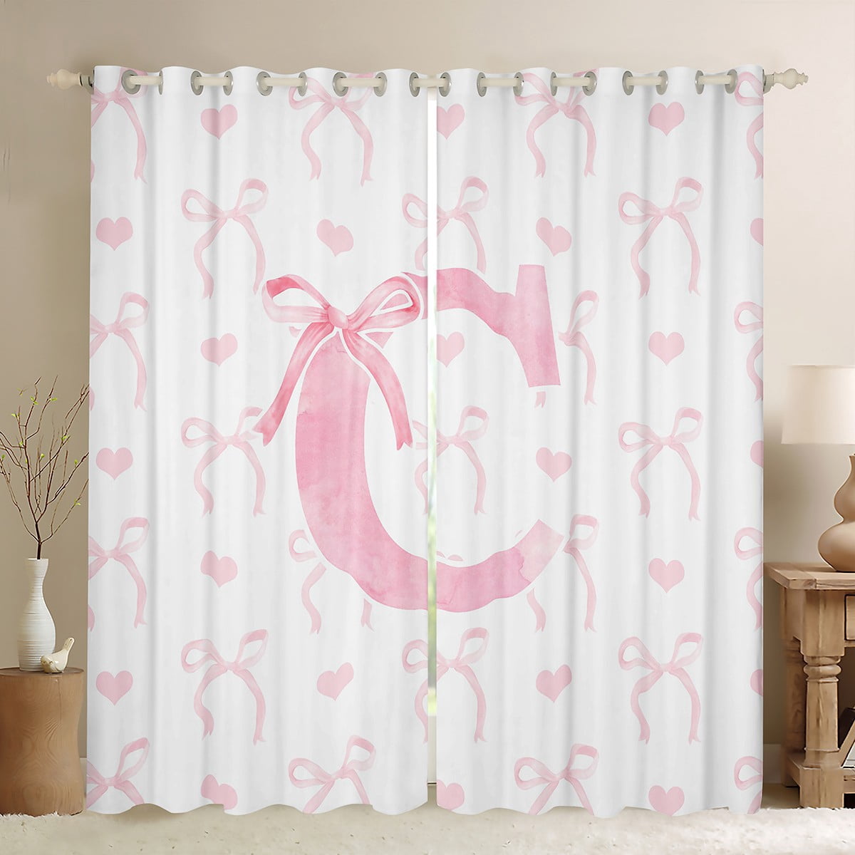 Erosebridal Rustic House Curtains for Living Room, Wooden Door 30%-50% ...