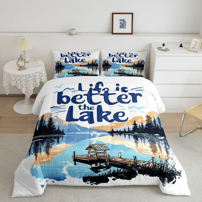 Lake House Decor Bedding Budget Lake House Bedroom Makeover Savvy