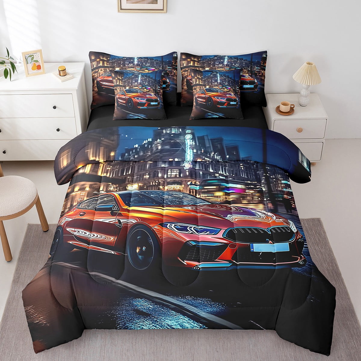 Erosebridal Speed Race Car Bed in a Bag Full size, Extreme Sports ...