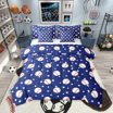 Erosebridal Geometric Black Light Bedding Sets King Size, Neon Deep ...