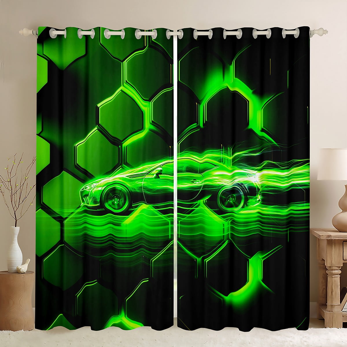 Erosebridal Sport Car Curtains and Drapes (42Wx90L),Extreme Sports 30% ...
