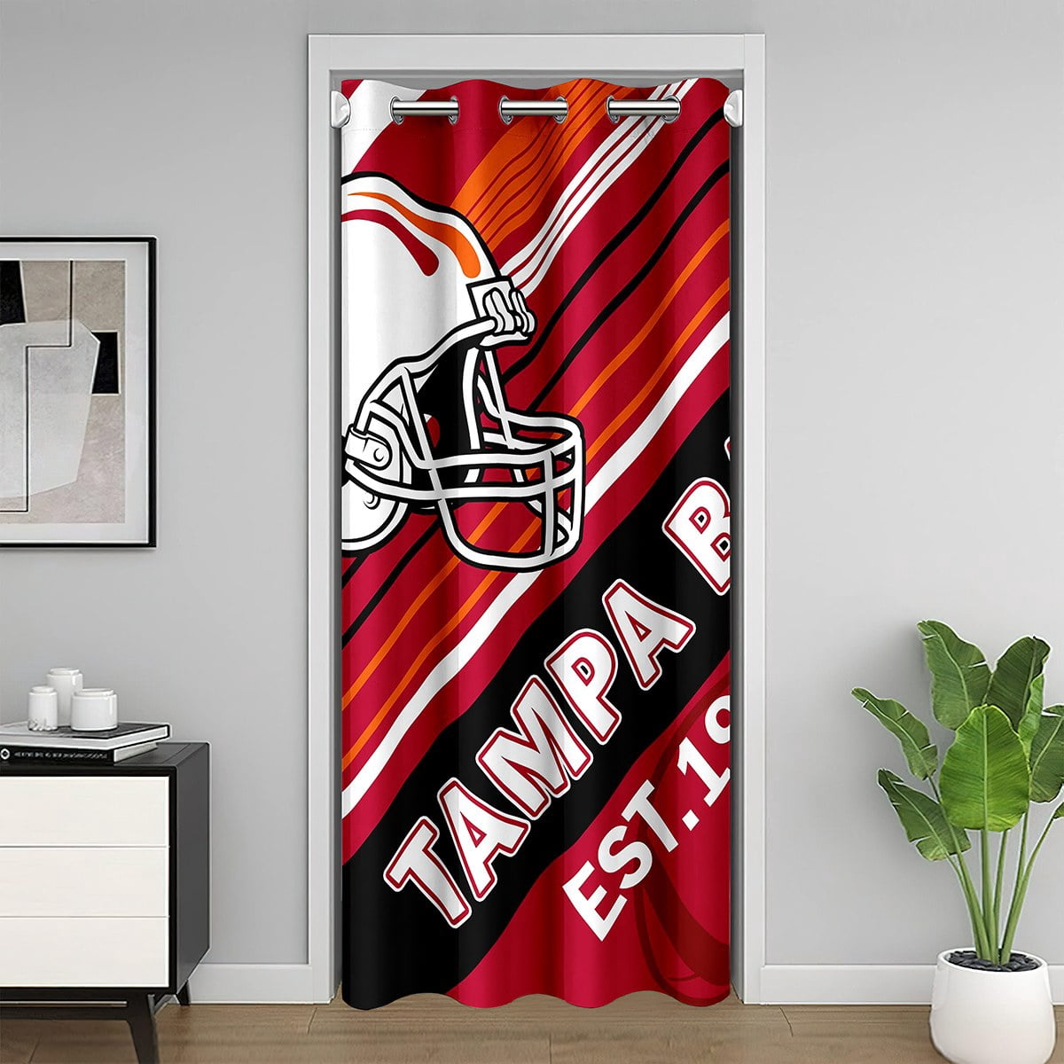 Erosebridal Sport Football Door Curtain For Doorways 42x84,Stripes ...