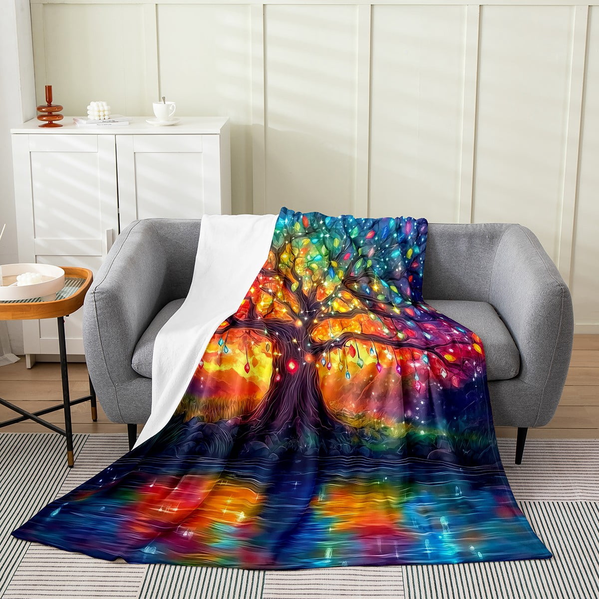 Erosebridal Tree Of Life Blanket 30x40 Dreamy Tree Of Life Throw ...