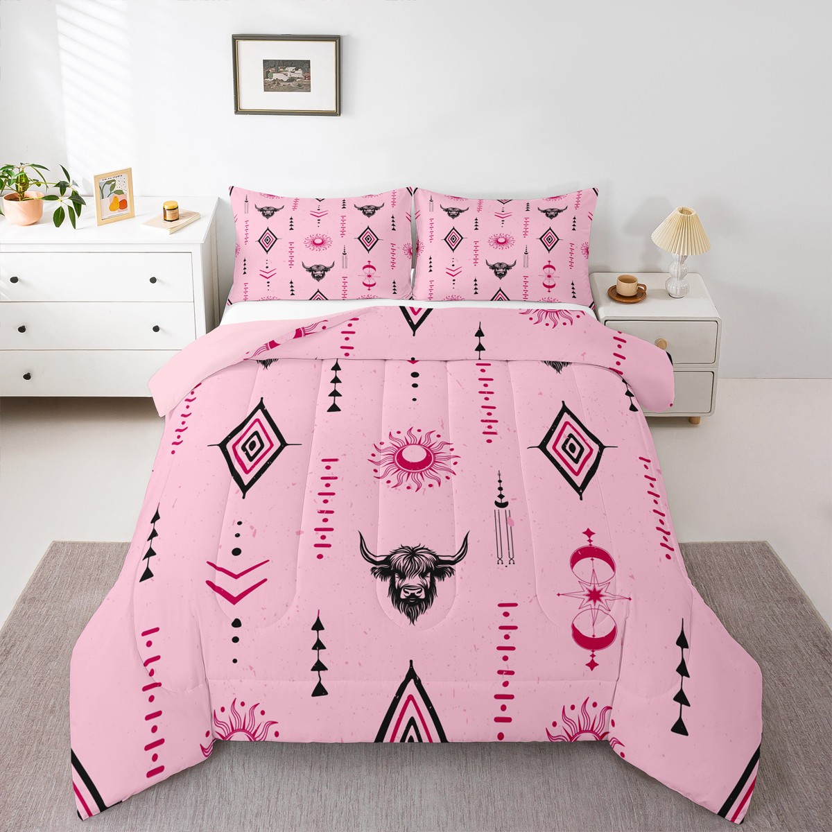Erosebridal Tribal Aztec Bedding Full Comforter Set, Bohomian Mandala ...