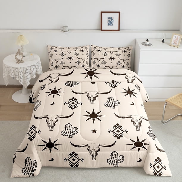 Erosebridal Tribal Aztec Bedding Sets Queen with Comforter, Square ...