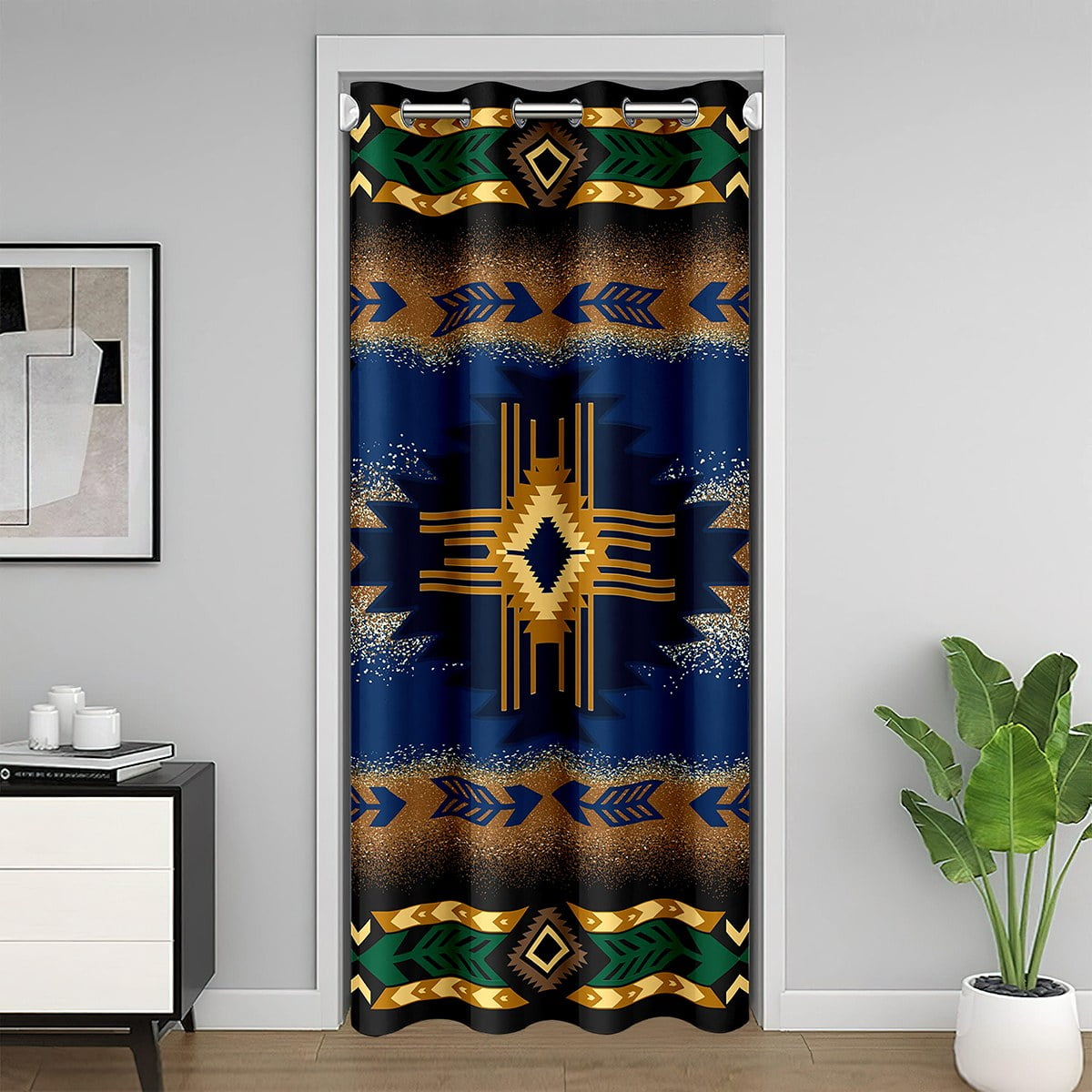 Erosebridal Tribal Aztec Door Curtain Panel 59x80,Hippie Boho Room ...