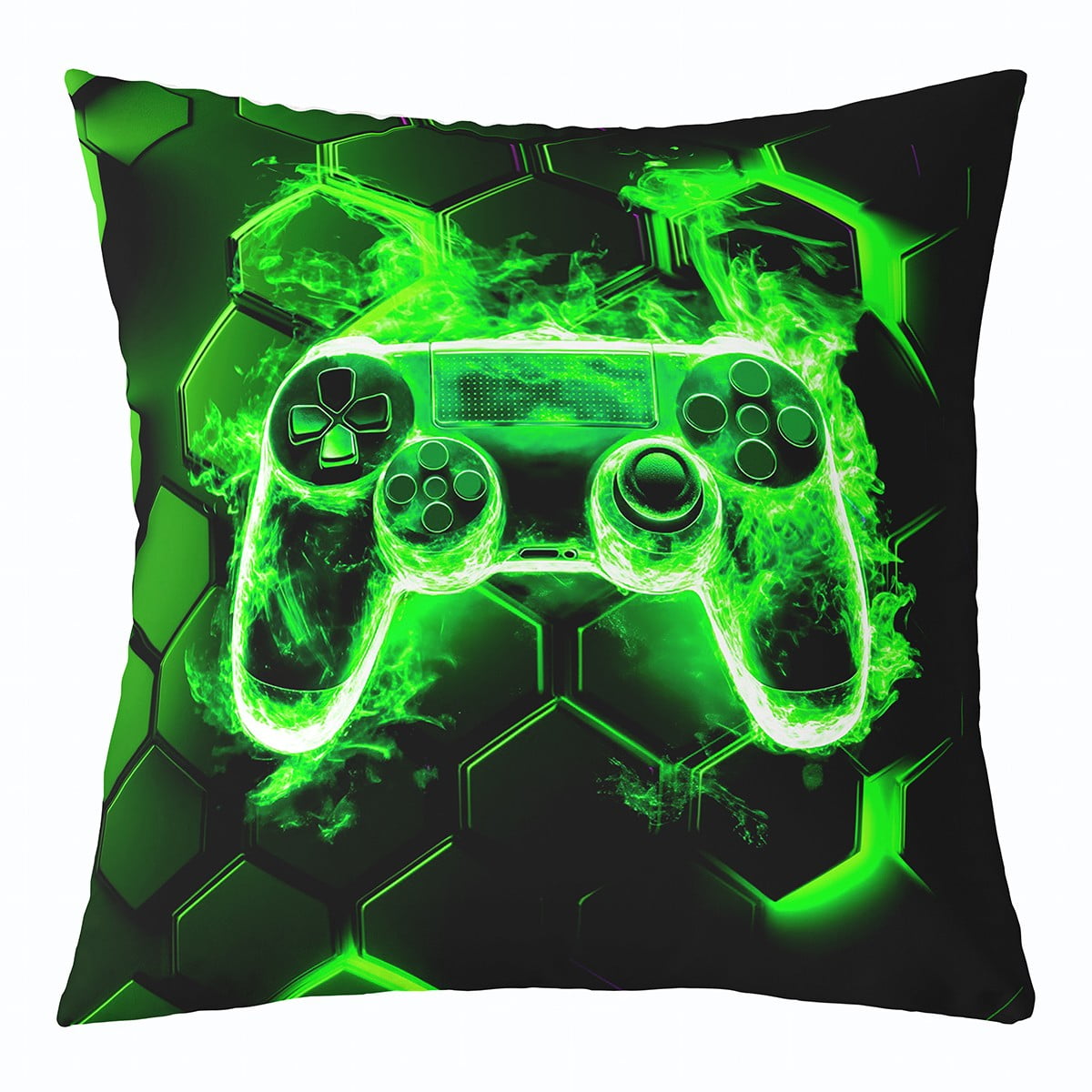 Erosebridal Video Game Cushion Covers for Sofa Set,Hexagon Honeycomb ...