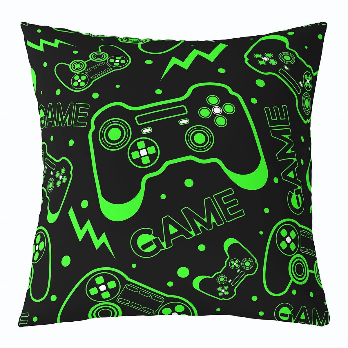 Erosebridal Video Game Cushion Covers for Sofa Set,Lightning Polka Dots ...