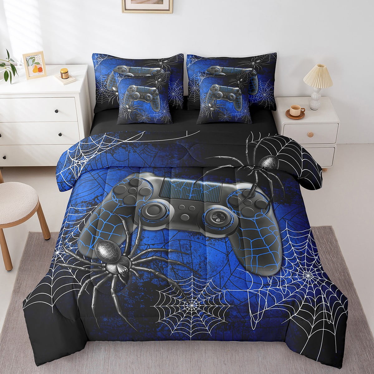 Erosebridal Video Gaming Bedding Queen Size,Animal Spider Bed In A Bag ...