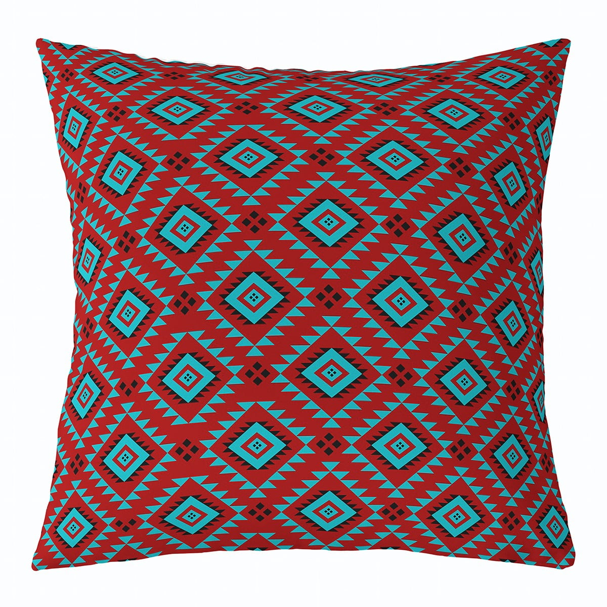 Erosebridal Vintage Aztec Cushion Covers for Sofa, Red Blue Throw ...