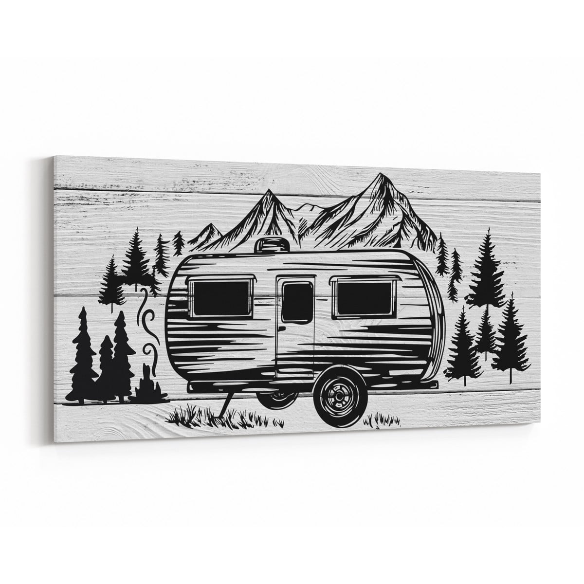 Erosebridal Vintage RV Camper Paintings Wall Decor Bedroom 58x29, Jungle Adventure Poster Prints ...