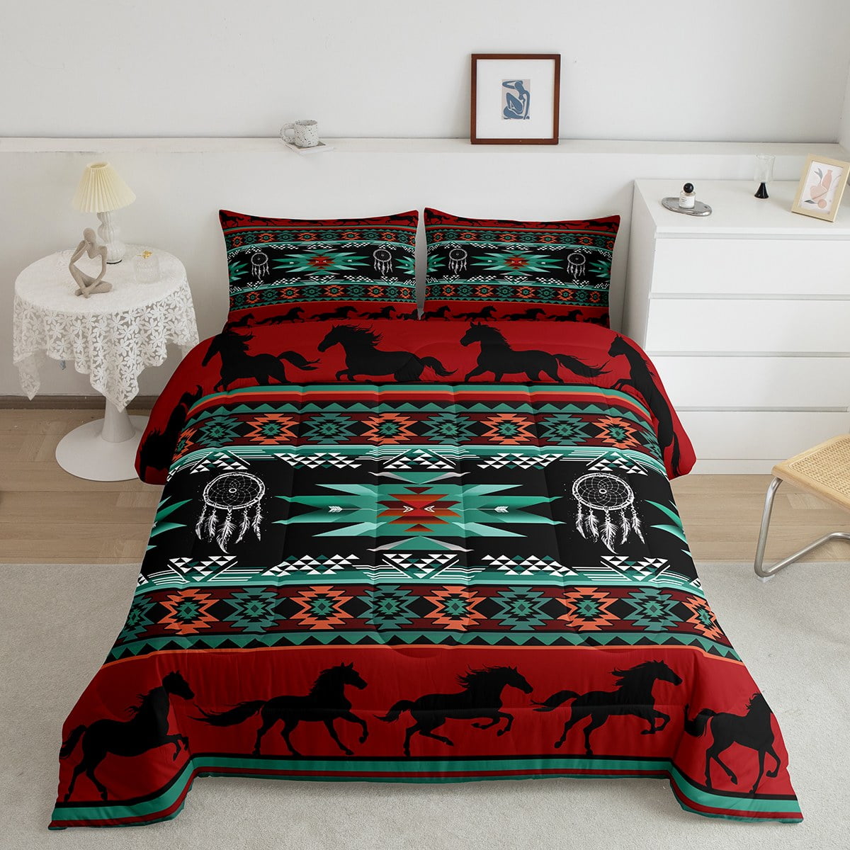 Erosebridal Western Aztec Bedding Sets Full with Comforter, Tribal ...