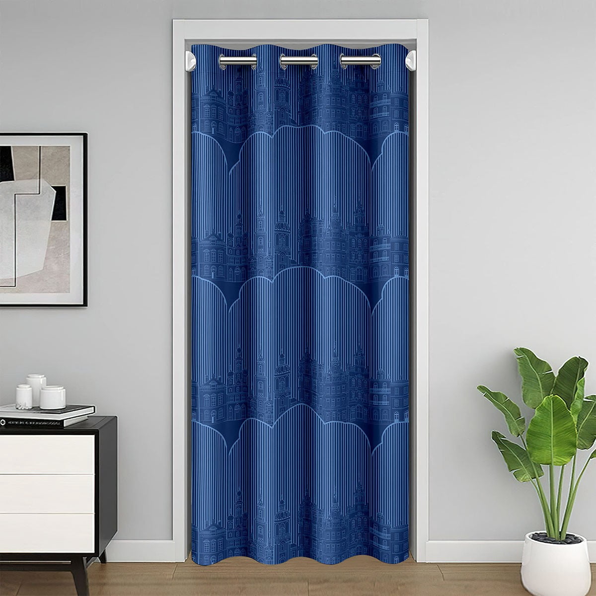 Erosebridal Western Castle Door Curtain For Door Window 34x80, Vintage ...