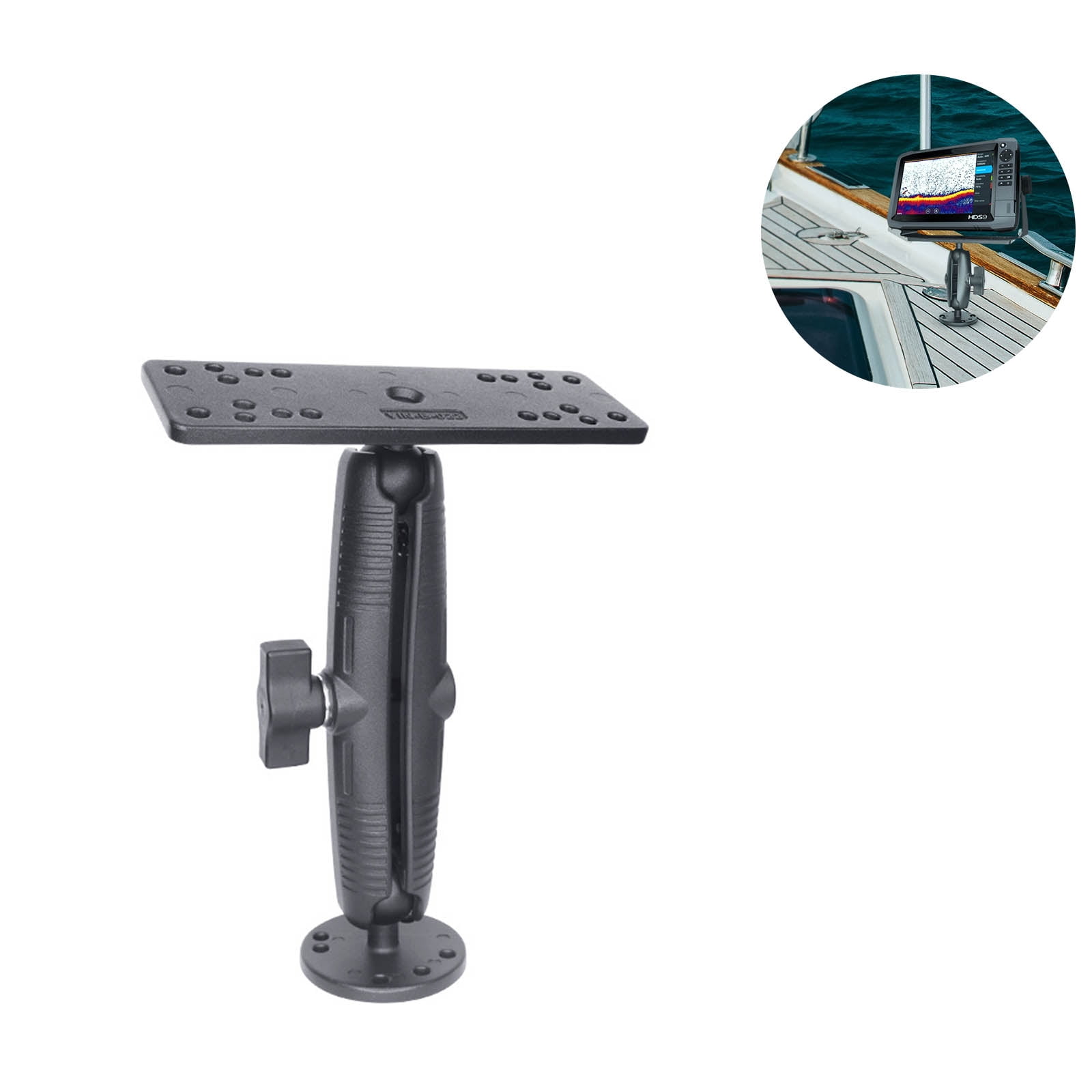 Erosion-Proof Fish Sonar Mount Fast Setup Adjustable Angles Heavy Duty ...