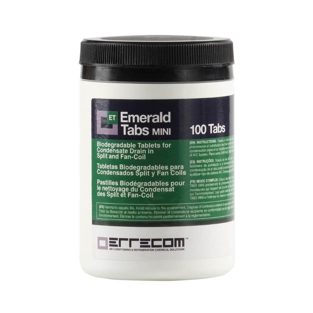 Errecom Emerald Tabs – Biodegradable Mini Tablets for Condensate Drain ...