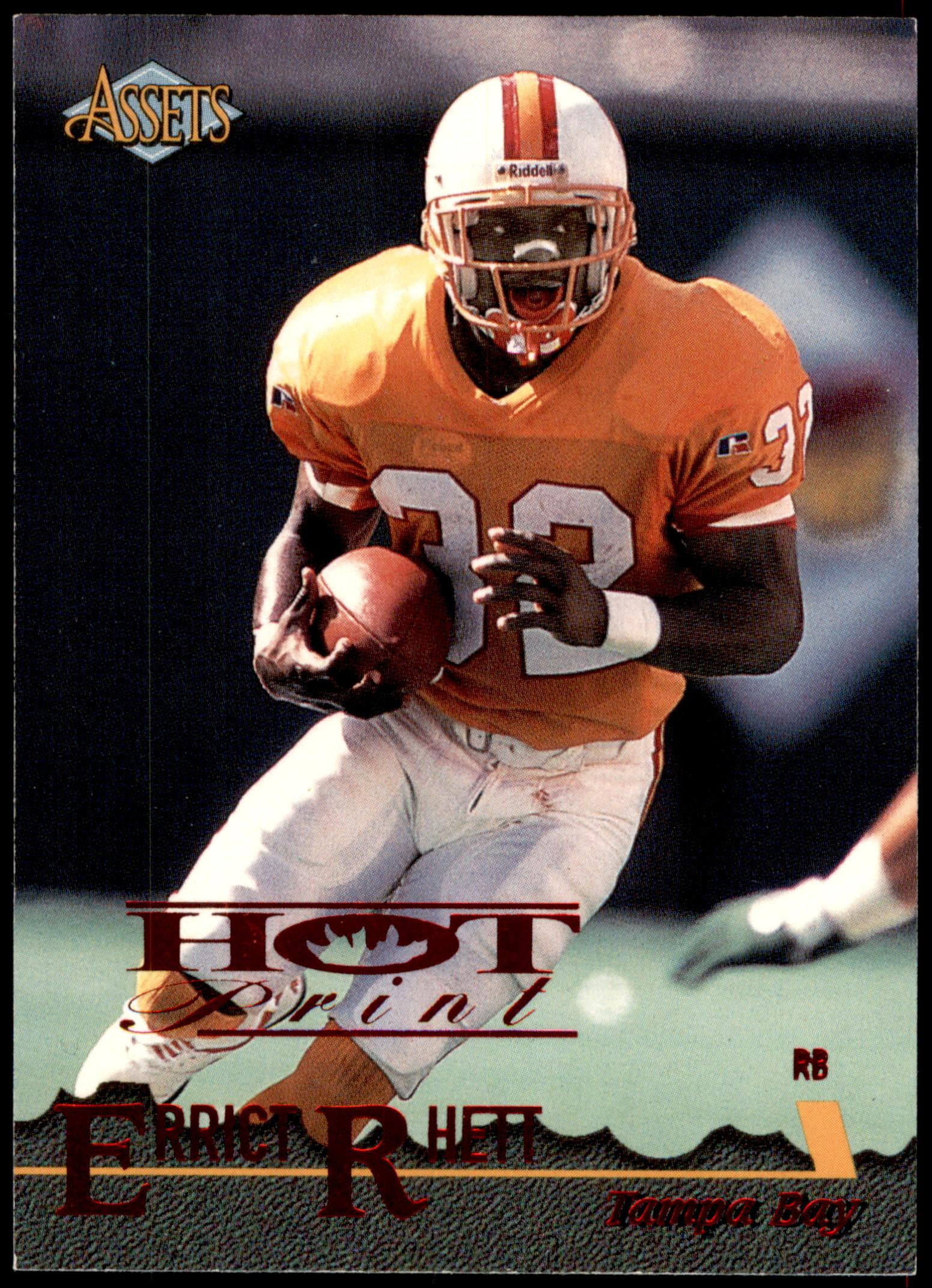 Errict Rhett #35 1996 Classic Assets Hot Prints - Walmart.com