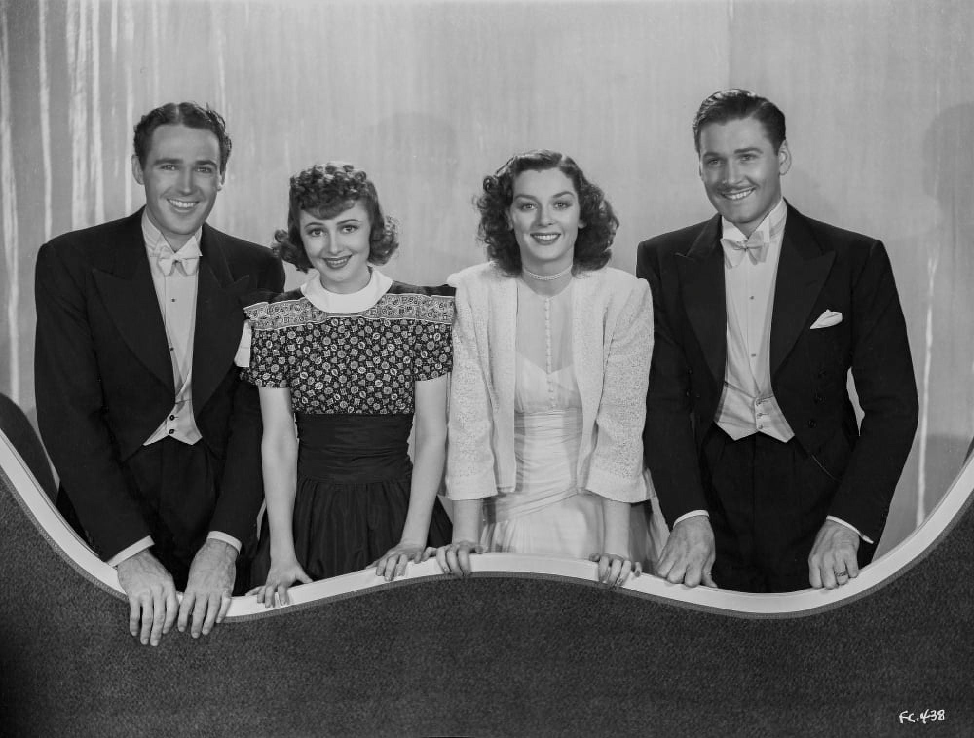 Errol Flynn Group smiling in Classic Photo Print (8 x 10) - Walmart.com