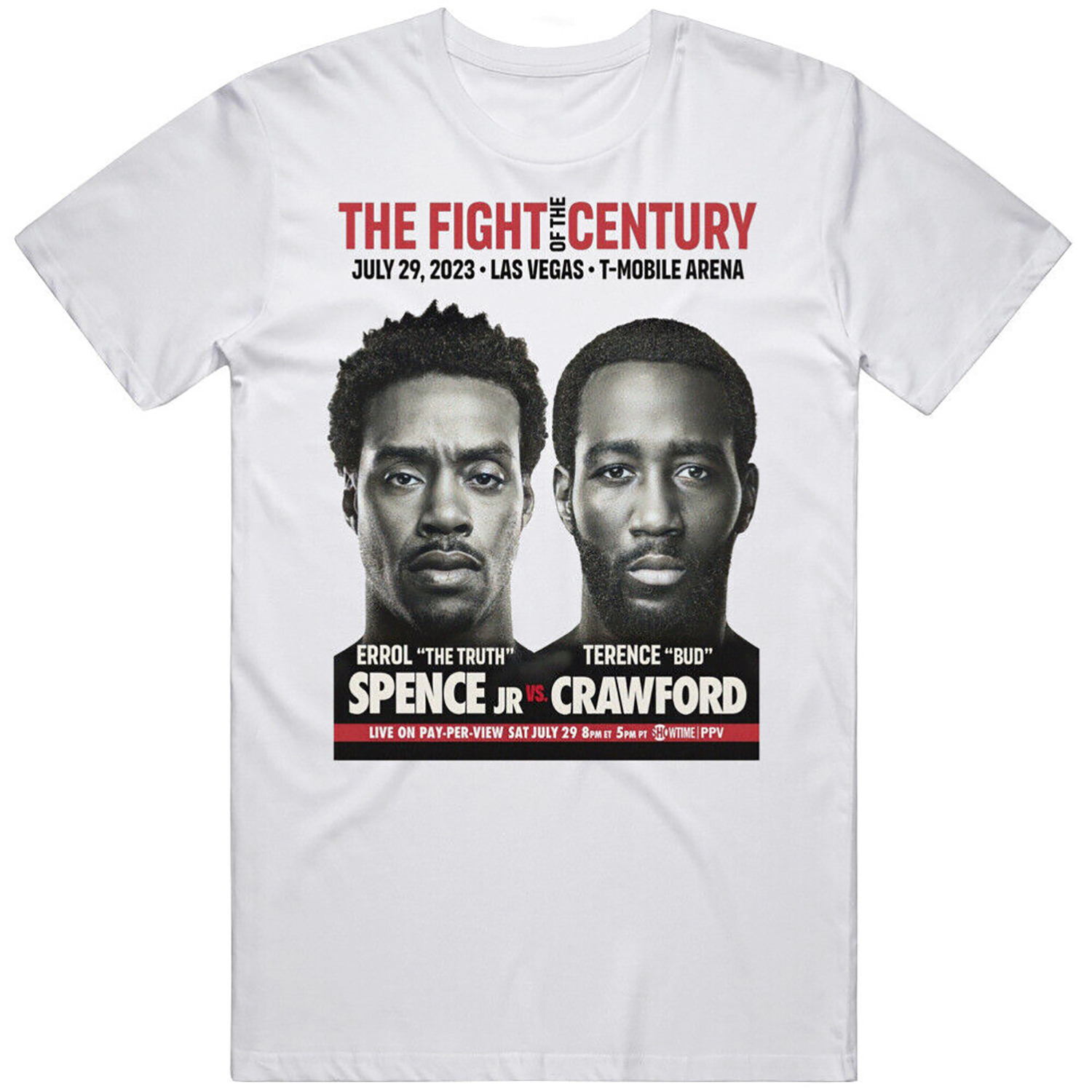 Errol Spence Jr Vs Terence Crawford Fight Of The Century Fight T Shirt ...