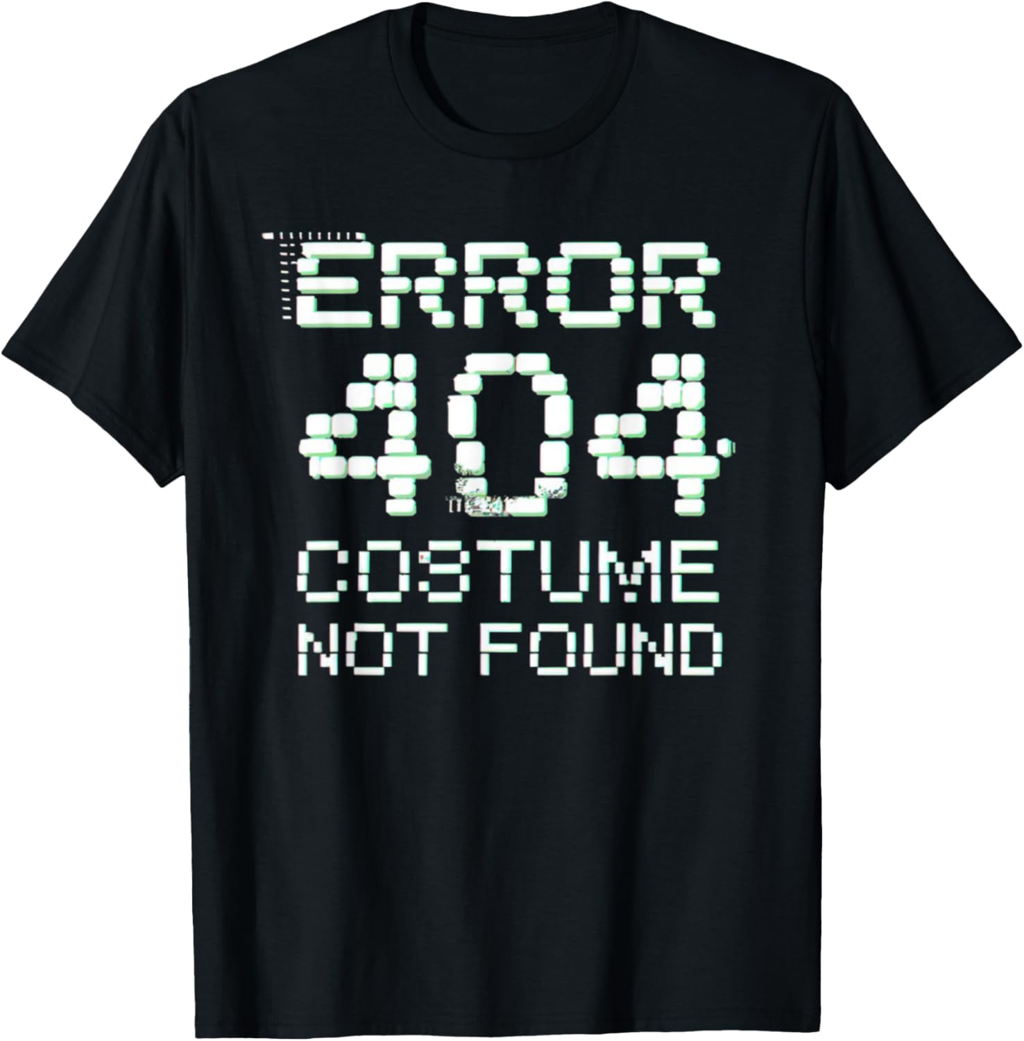 Error 404 Costume Not Found Funny Lazy Easy Costume T-Shirt - Walmart.com