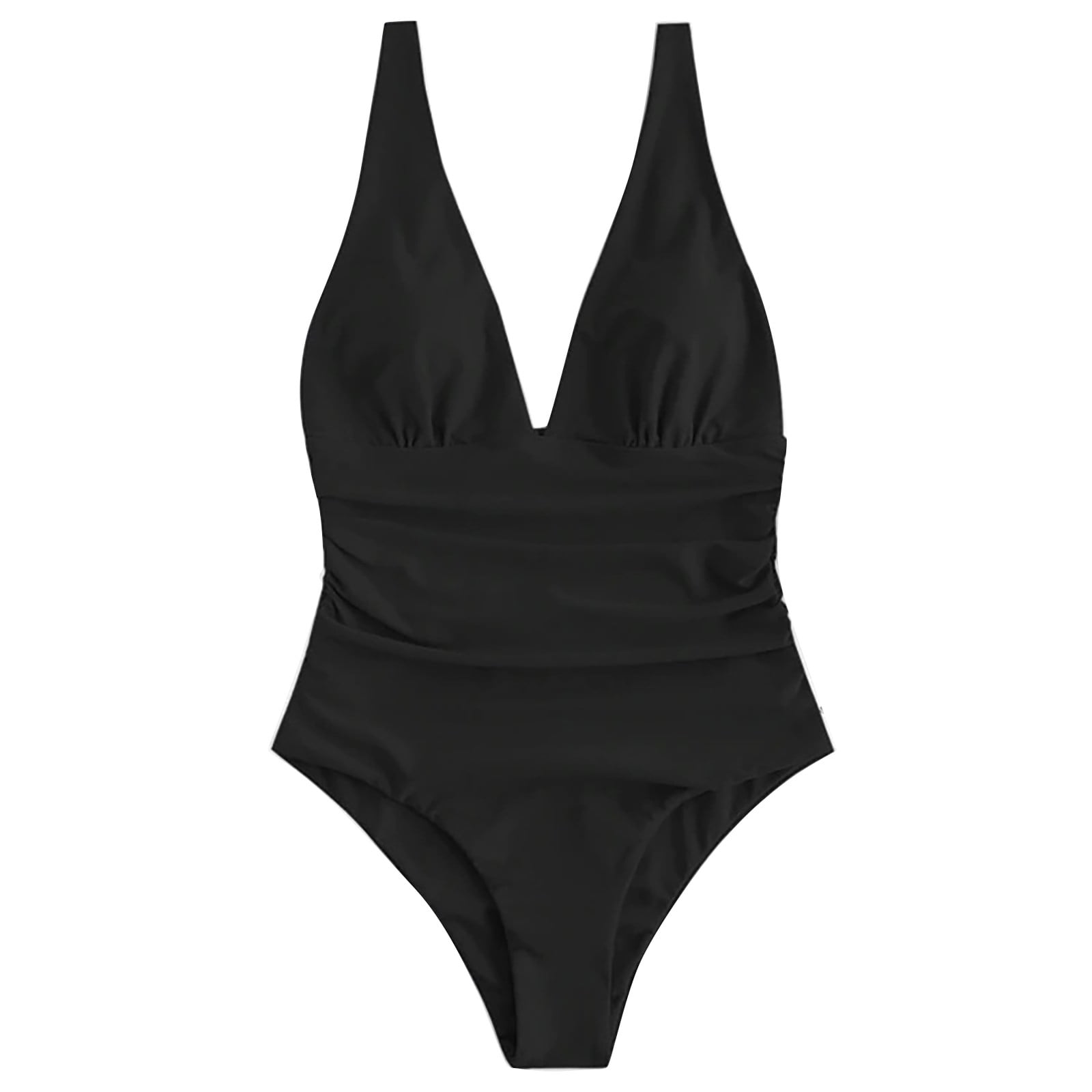 Ersazi Swim Suits For Women 2024 Womens Color Ruffle Straps Bikini One