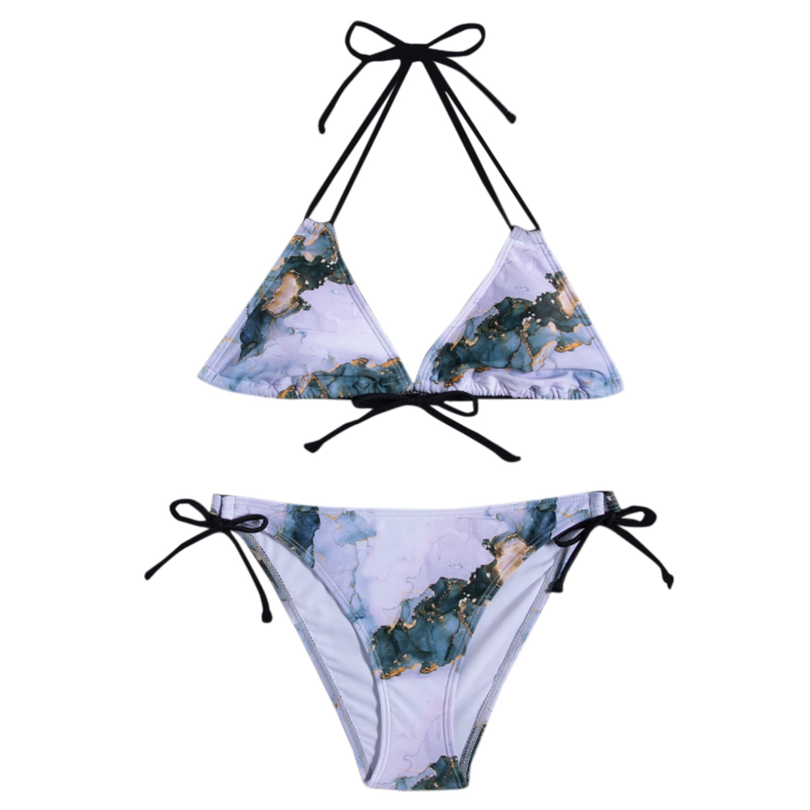 Ersazi Swimsuits For Women 2024 In Clearance Womens Sexy Tie Lace Up