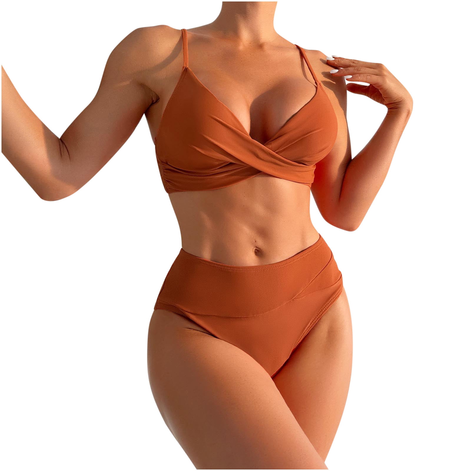 Ersazi Womens Bathing Suits One Piece Womens Fashion New Solid Color