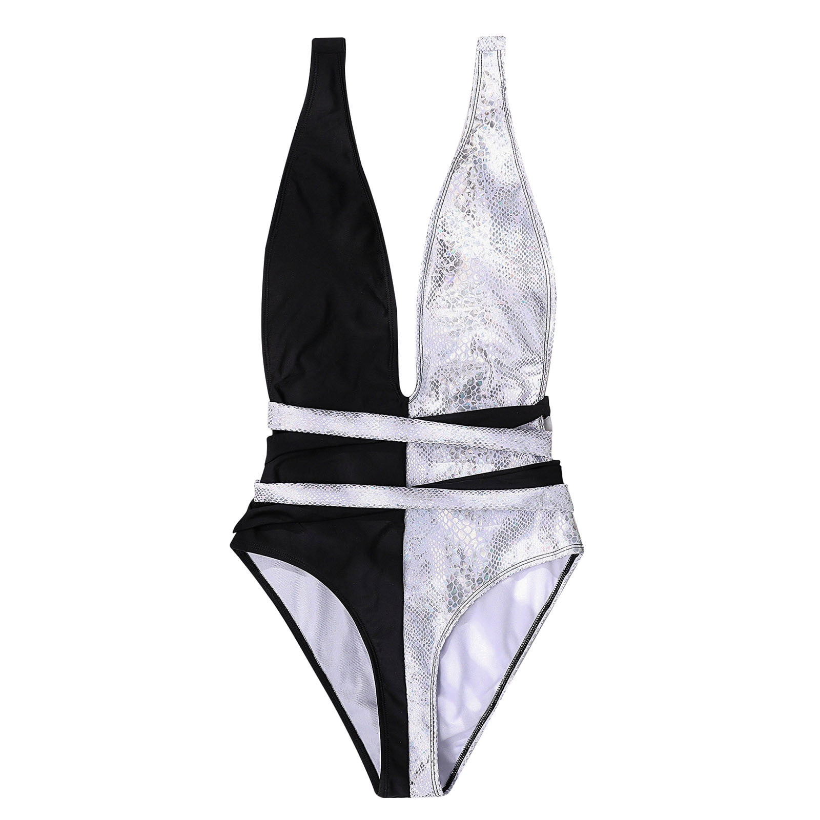 Ersazi Womens Bathing Suits One Piece Womens Split Bikini One Piece