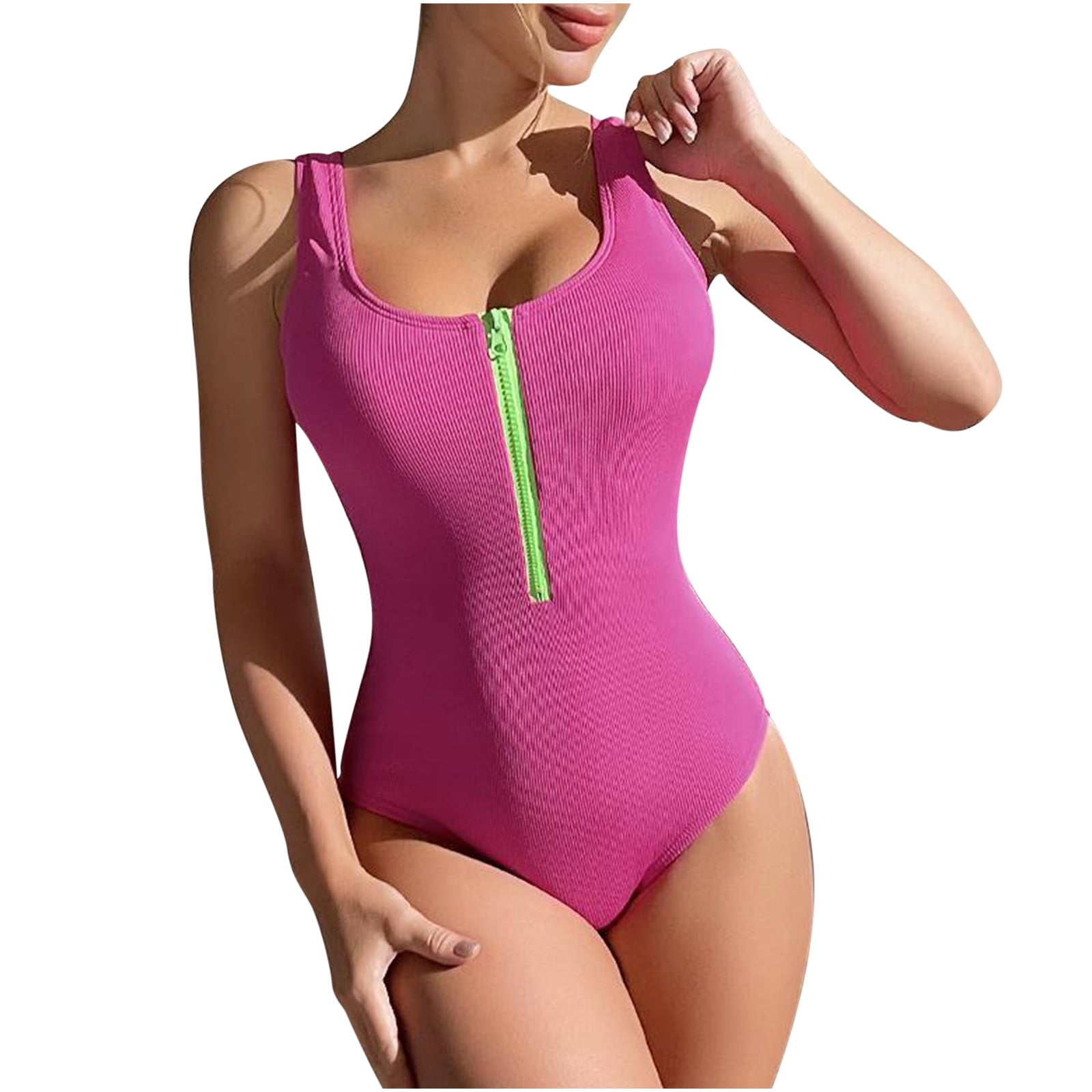 Ersazi Womens Swimsuits One Piece Womens New Fashion Splicing Swimsuit