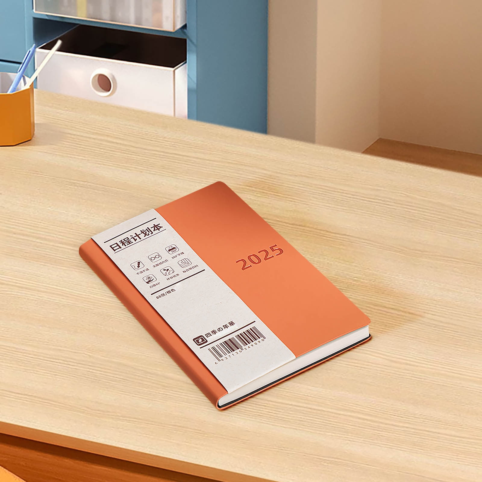 Ersvoioy A6 Notebook Binder, 6 Ring Planner with Stylish Design, Loose ...