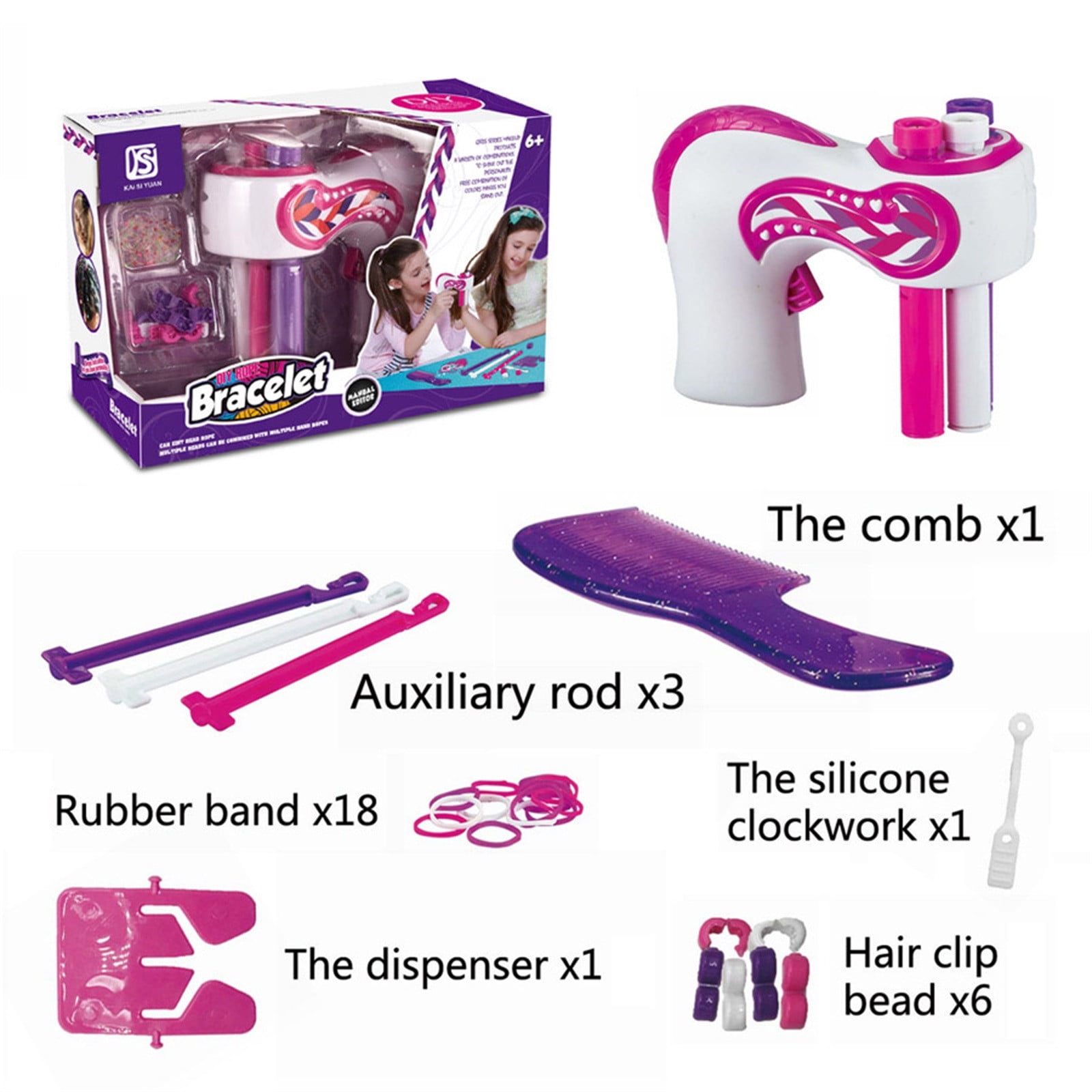 Ersvoioy Automatic Hair Braider Machine,3-Strand Braid Machine,Electric ...