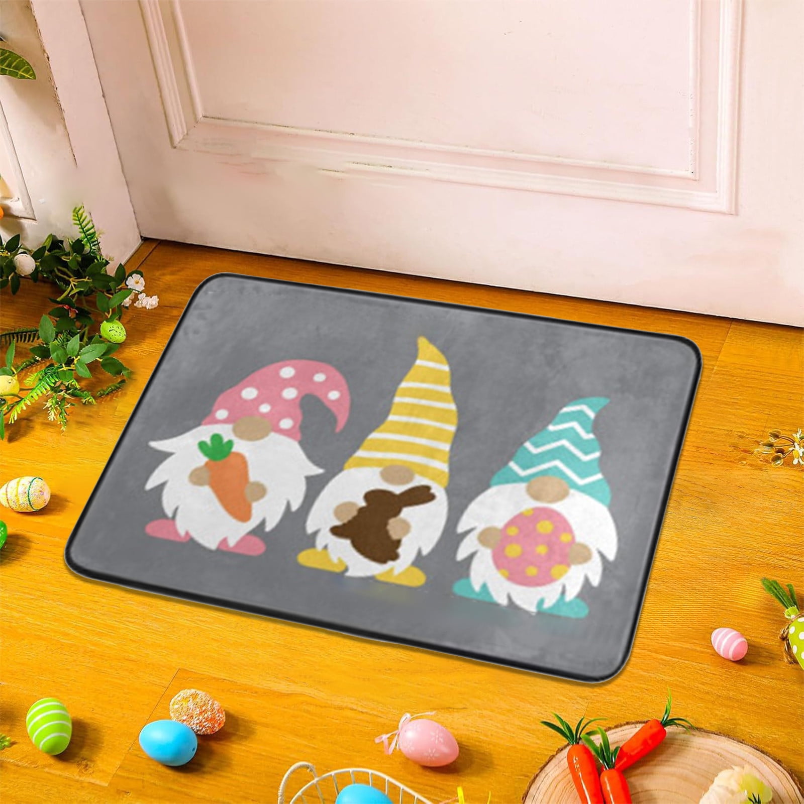 Ersvoioy Easter Door Mat, Happy Easter Welcome Mats Outdoor for Front ...