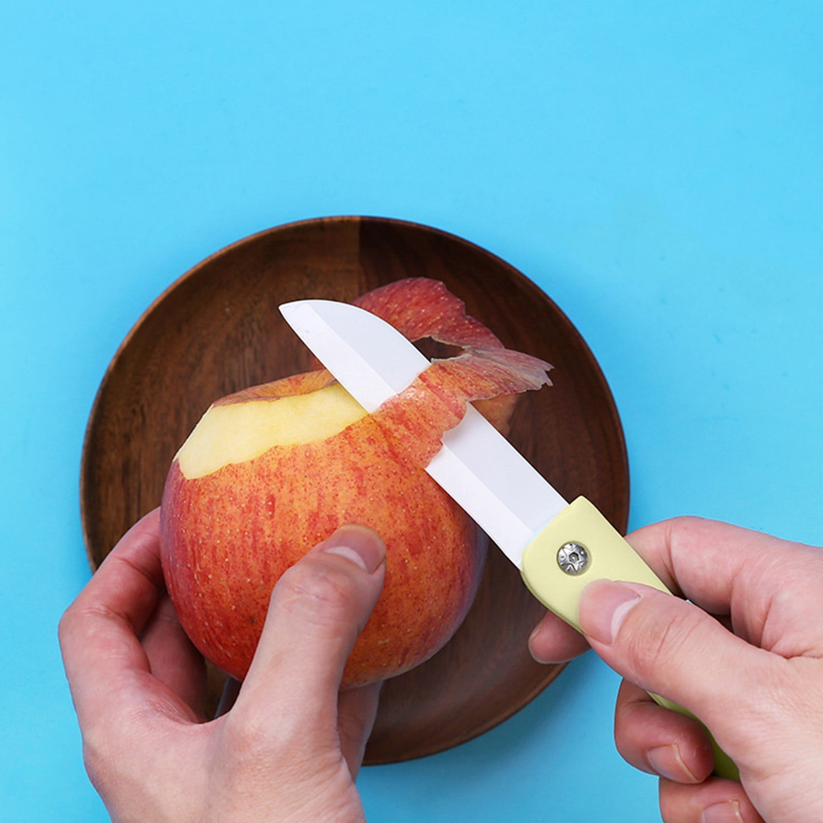 Ersvoioy Foldable Ceramic Knife with Handle,Ceramic Paring Knife ...