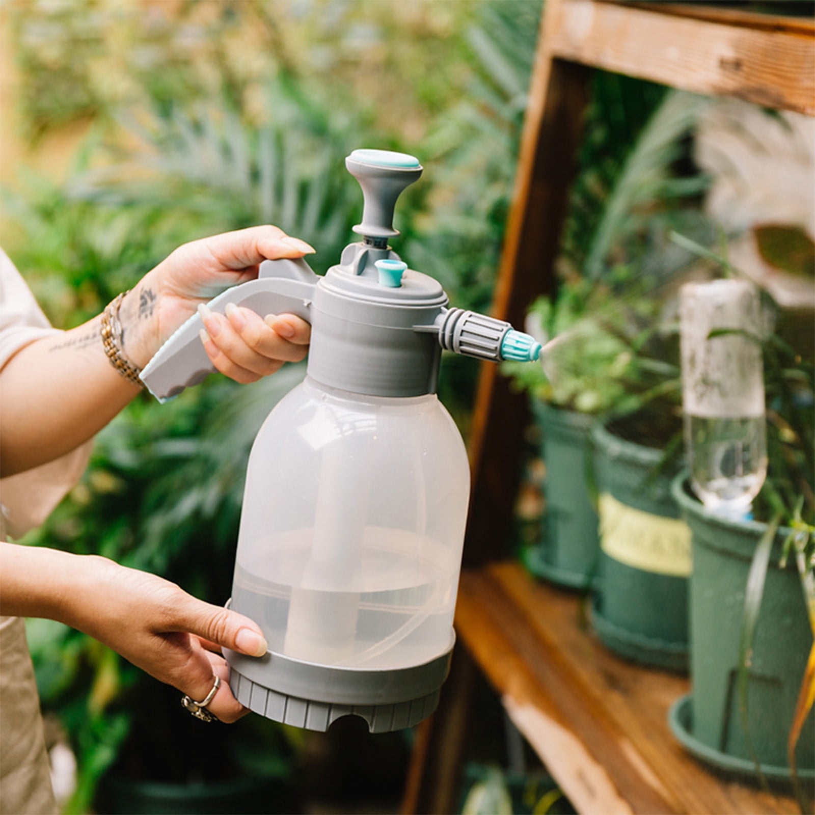 Ersvoioy Garden Pump Sprayer, Pressure Sprayer Bottle, Handheld Water ...