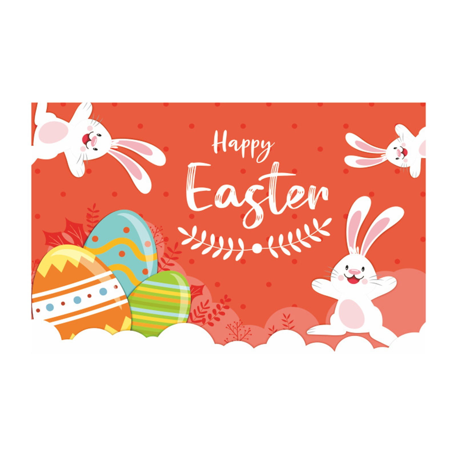 Ersvoioy Happy Easter Banners, Welcome Spring Easter Themed Party ...