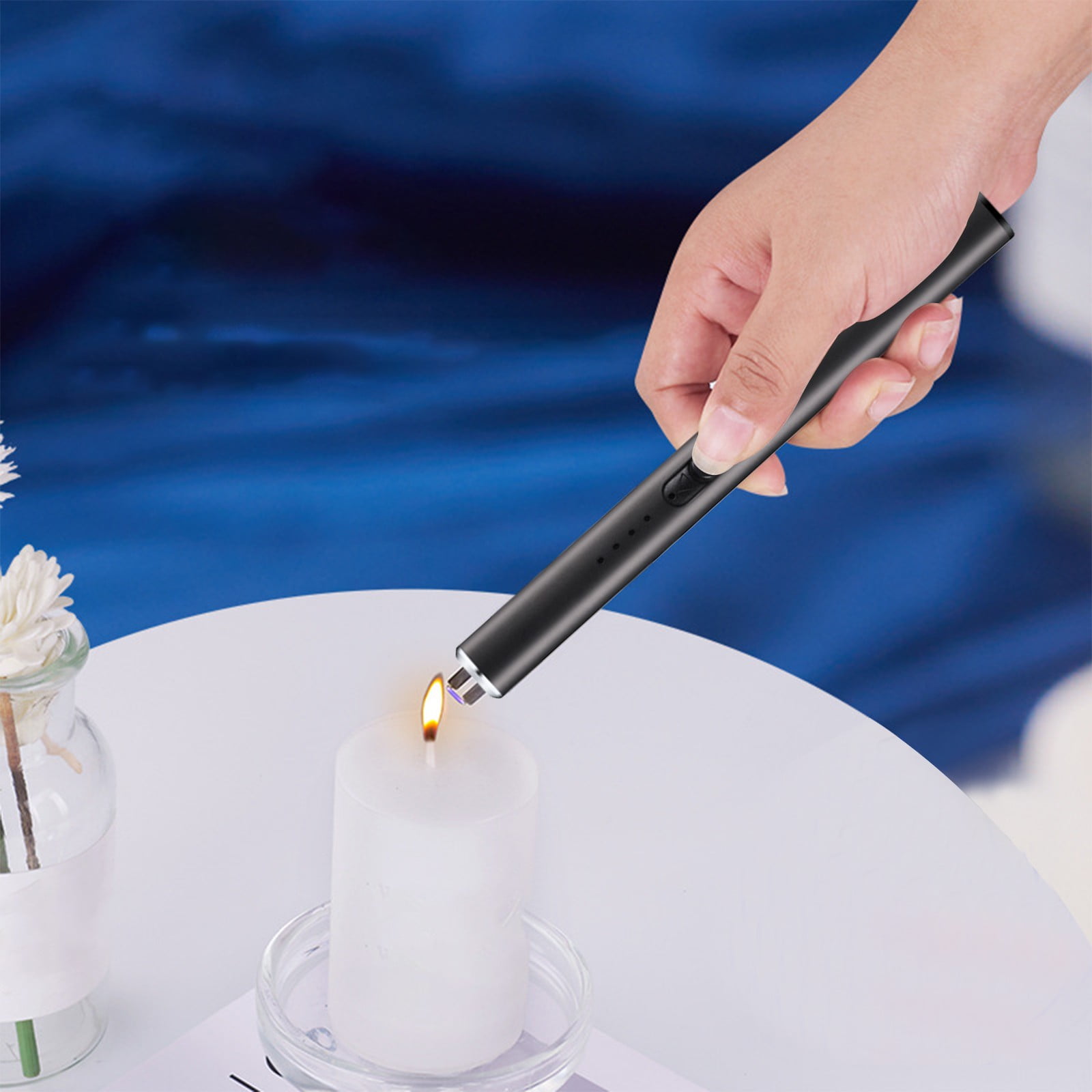 Ersvoioy Long Strip Igniter, Arc Windproof Flameless Usb Lighter ...