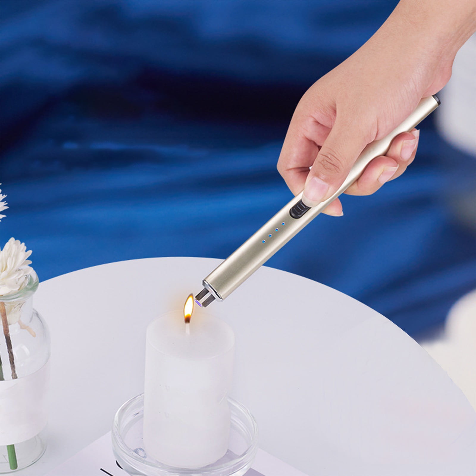 Ersvoioy Long Strip Igniter, Arc Windproof Flameless Usb Lighter ...