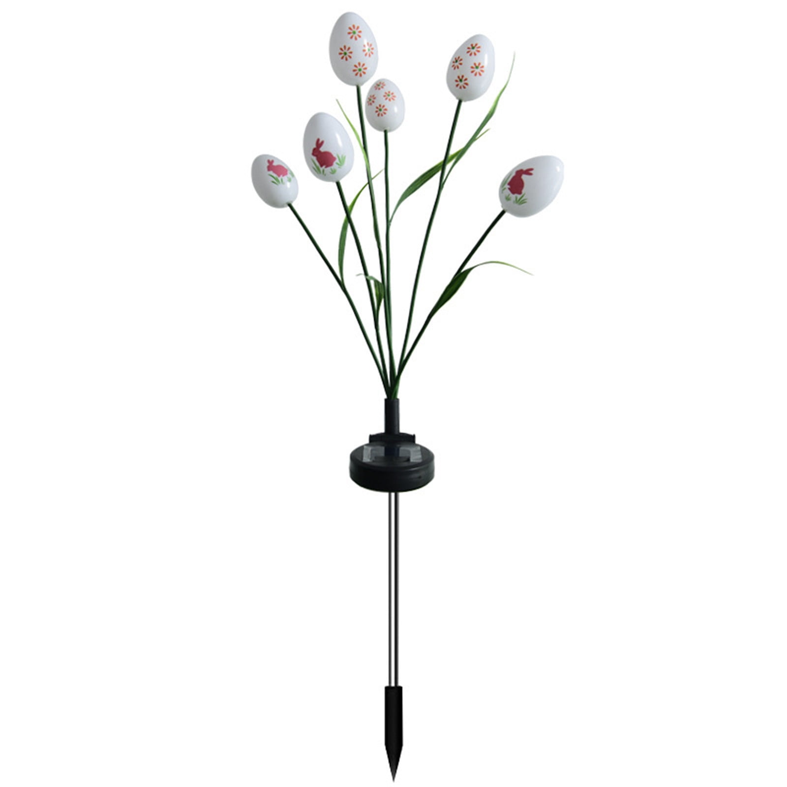 Ersvoioy Solar Easter Eggs Pathway Lights for Outdoor, 2 Packs Easter ...