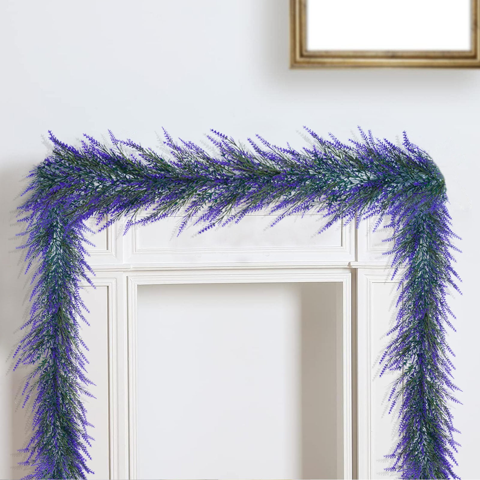 Ersvoioy Wisteria Lavender Garland, 1.8M/70.86 Purple Lavender ...