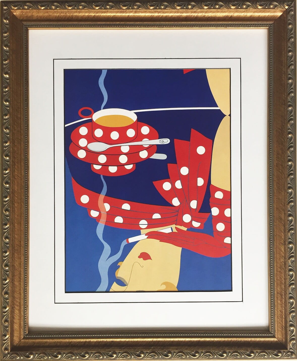 Erte "Reflections" New CUSTOM FRAMED Print Art Deco Design Fancy Classy ...