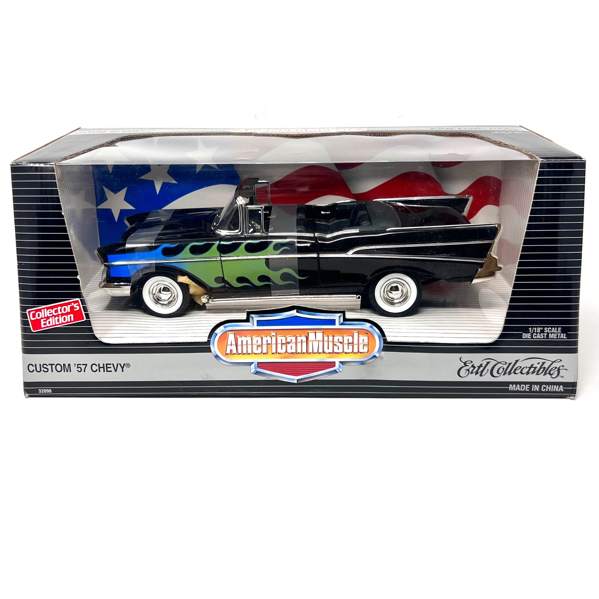 Ertl Collectibles American Muscle 1957 Custom Chevy Convertible 1:18 ...