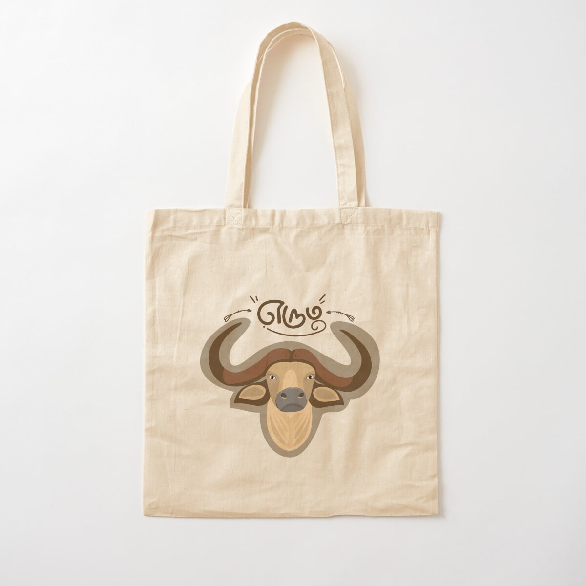 Eruma Aka Buffalo Animal Tamil Cotton Tote Bag Canvas Tote Bag, Family ...