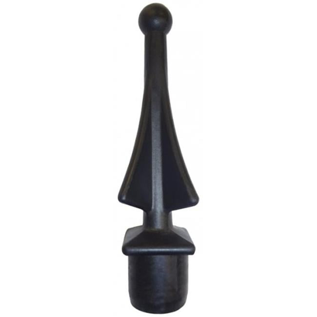 Erva Decorative Finial for 1" Outer Diameter Poles, Black - Walmart.com